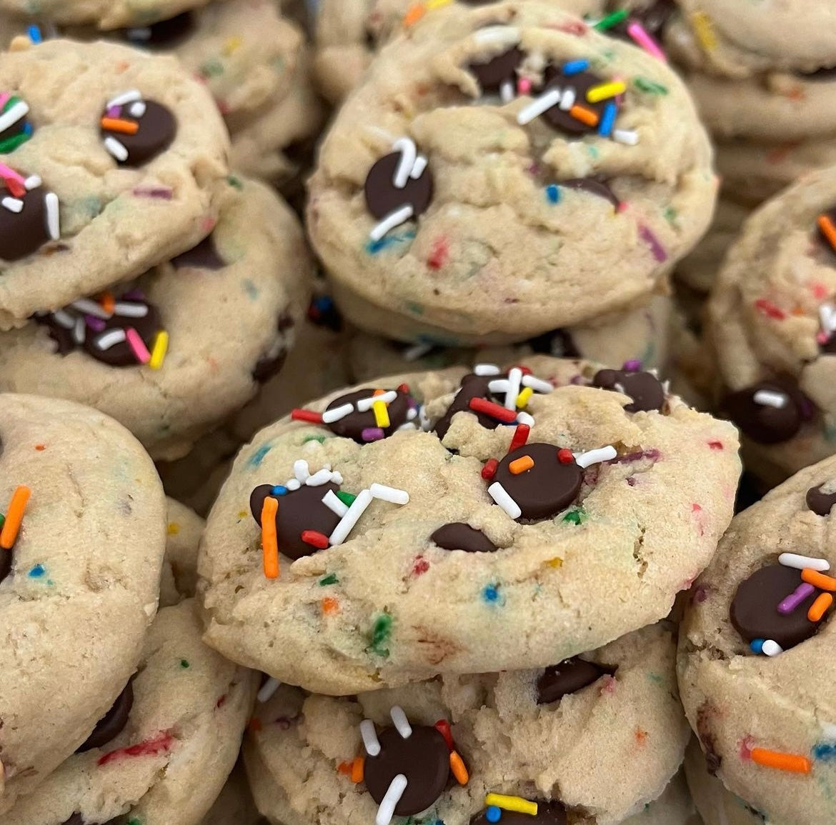 Sprinkle Chocolate Chip – Better Batter Cookie Co.