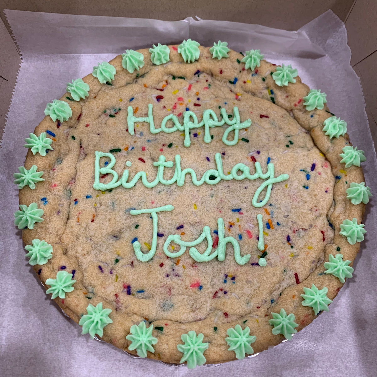 Giant Sprinkles Cookie – Better Batter Cookie Co.